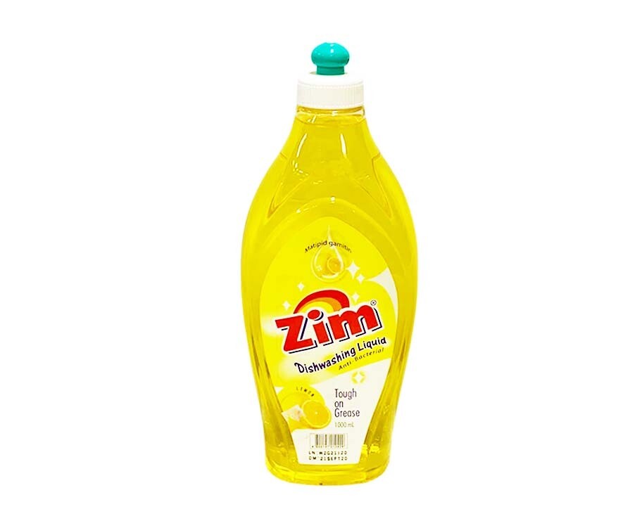 Zim Anti-Bacterial Dishwashing Liquid Lemon 1000mL