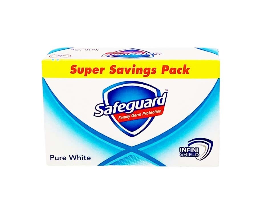 Safeguard Family Germ Protection Pure White InfiniShield 175g