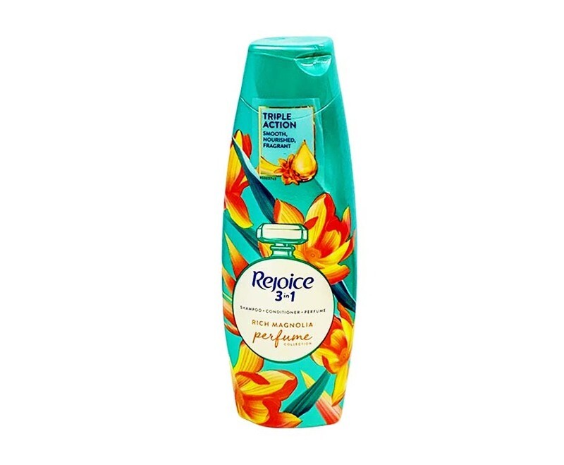 Rejoice 3-in-1 Shampoo + Conditioner + Perfume Rich Magnolia Perfume ...
