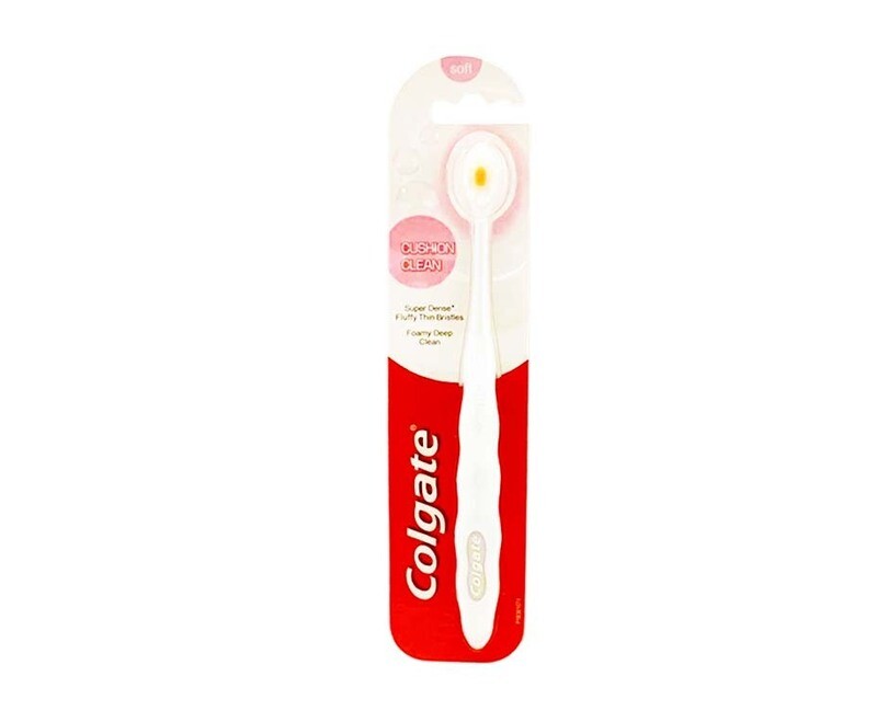 Colgate Cushion Clean Super Dense Fluffy Thin Bristles Foamy Deep Clean ...