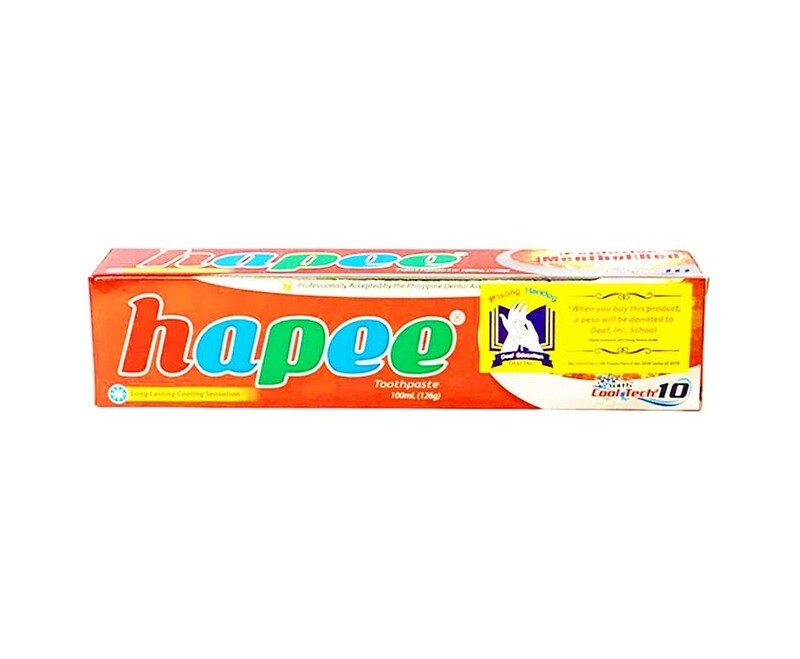 Hapee Toothpaste Explosive Menthol Red with Cool Tech 10 100mL (126g)