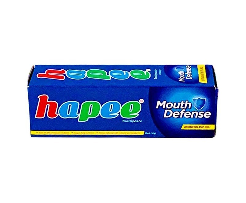 Hapee Toothpaste Mouth Defense Outrageous Blue Chill 25mL (31g)
