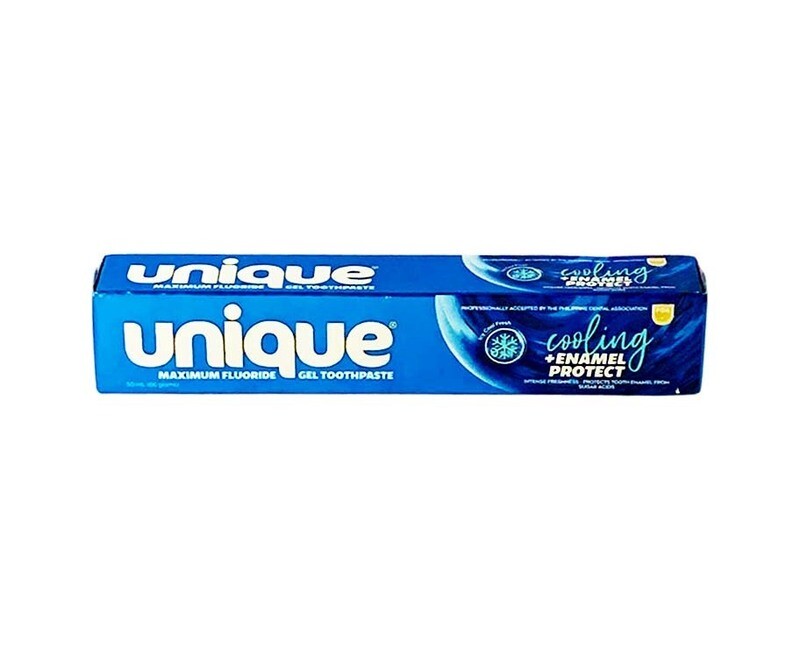 Unique Maximum Flouride Gel Toothpaste Icy Cool Fresh Cooling + Enamel ...