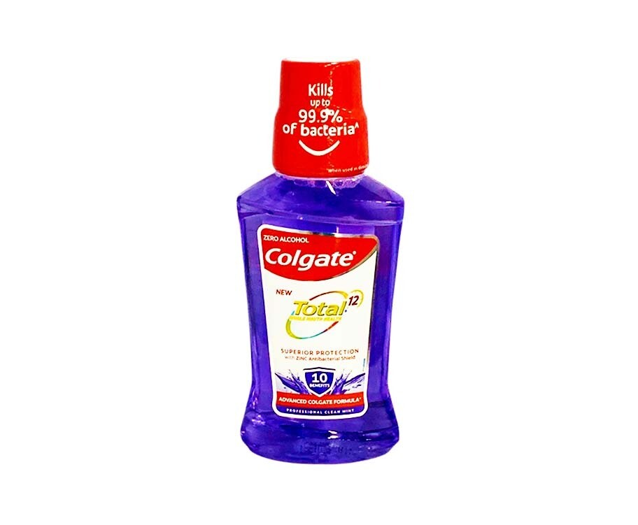 Colgate Total 12 Whole Mouth Health Zero Alcohol Professional Clean ...