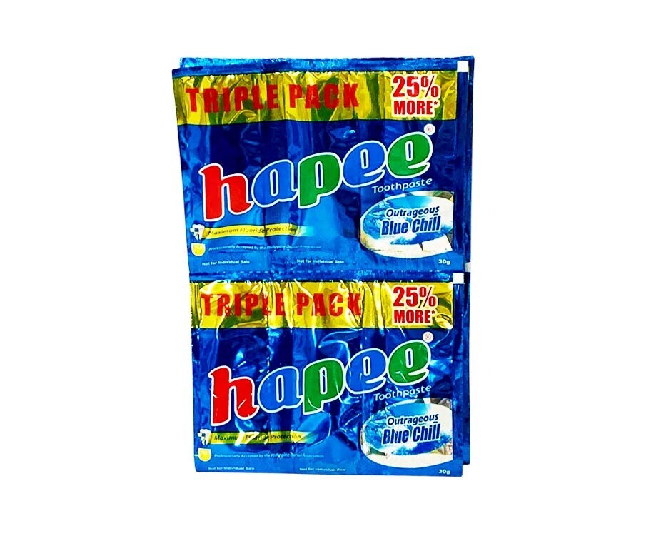 Hapee Toothpaste Maximum Fluoride Protection Outrageous Blue Chill ...