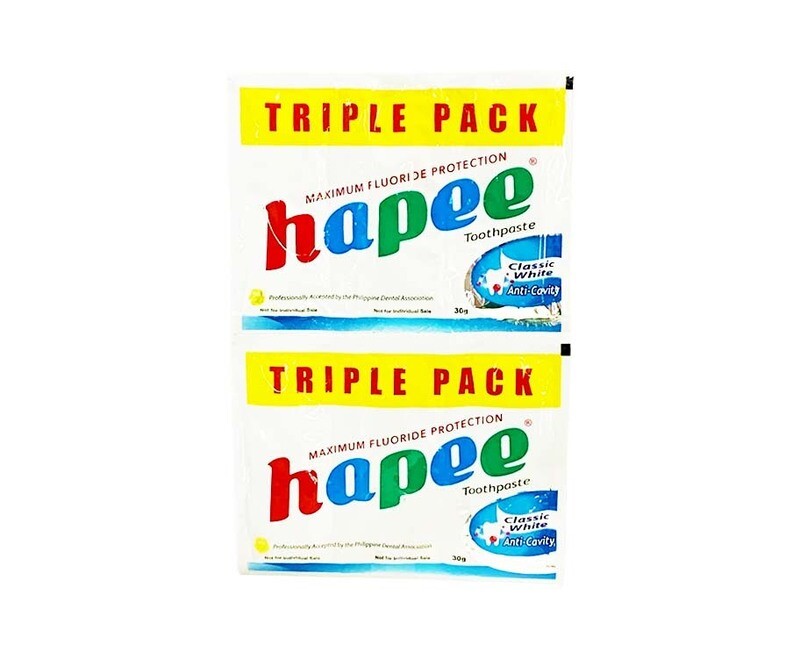 Hapee Toothpaste Maximum Flouride Protection Classic White Anti-Cavity ...