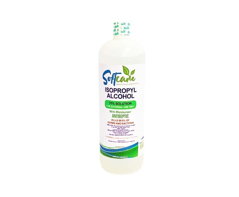 Softcare Isopropyl Alcohol 70% Solution with Moisturizer Antiseptic 1000mL