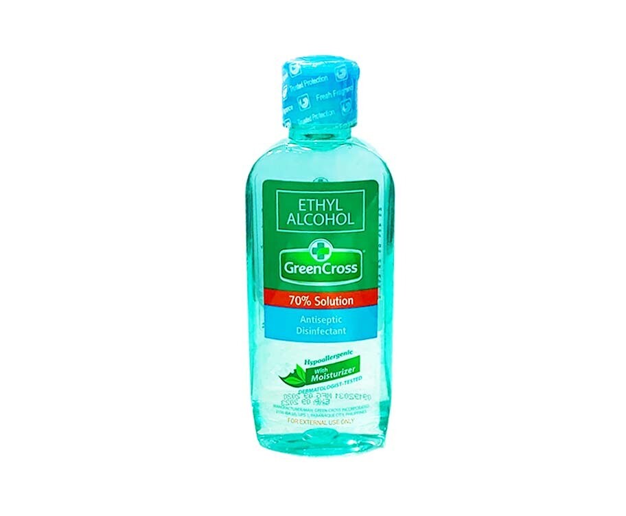 Green Cross Ethyl Alcohol 70% Solution Antiseptic Disinfectant ...