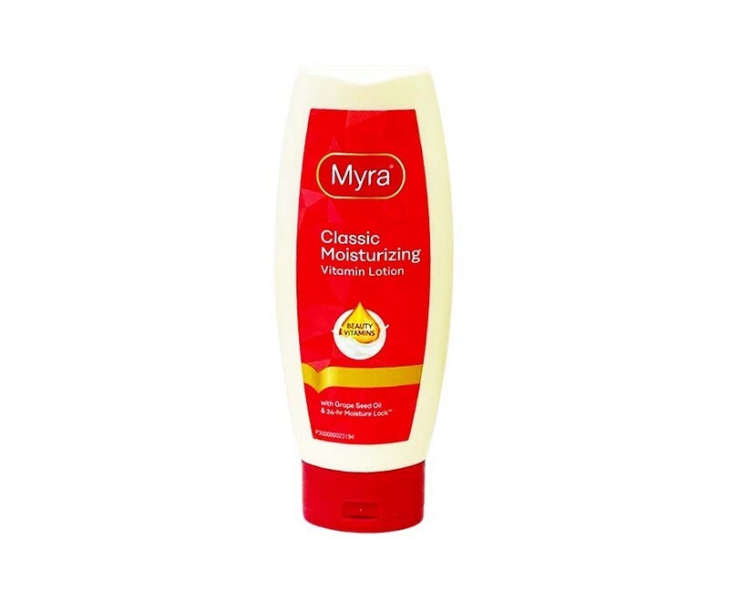 Myra Classic Moisturizing Vitamin Lotion with Grape Seed Oil 200mL
