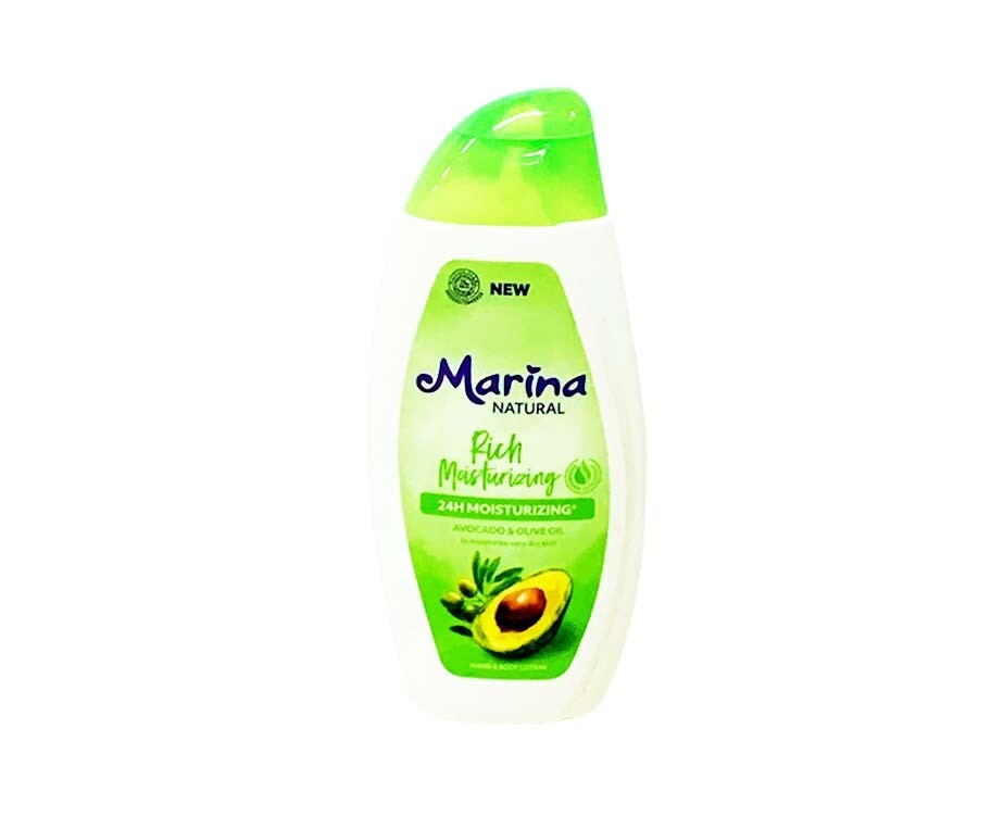 Marina Natural Rich Moisturizing Avocado & Olive Oil Hand & Body Lotion 100mL