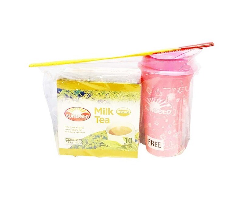 Sungold Instant Milk Tea (10 Sachets x 20g) + Free Tumbler