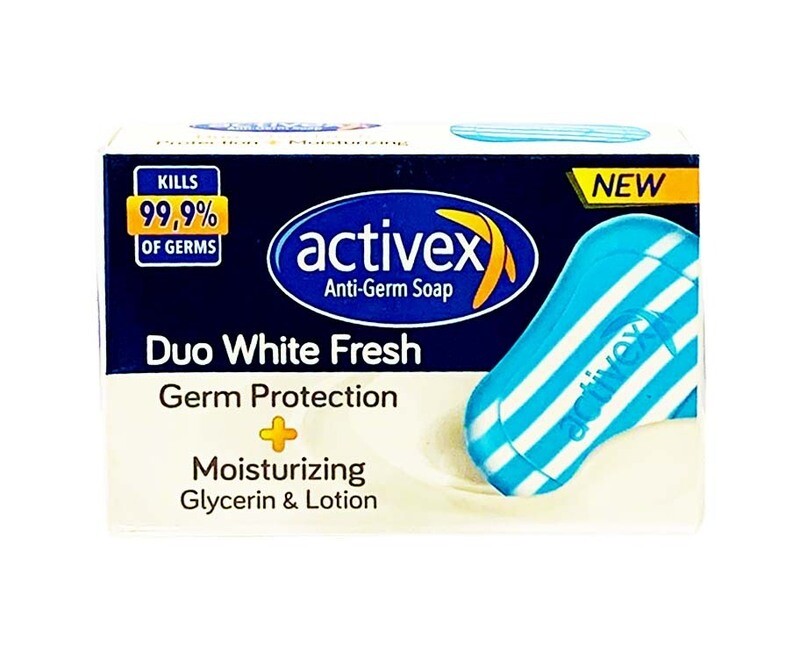 Activex Anti-Germ Soap Duo White Fresh Germ Protection + Moisturizing ...