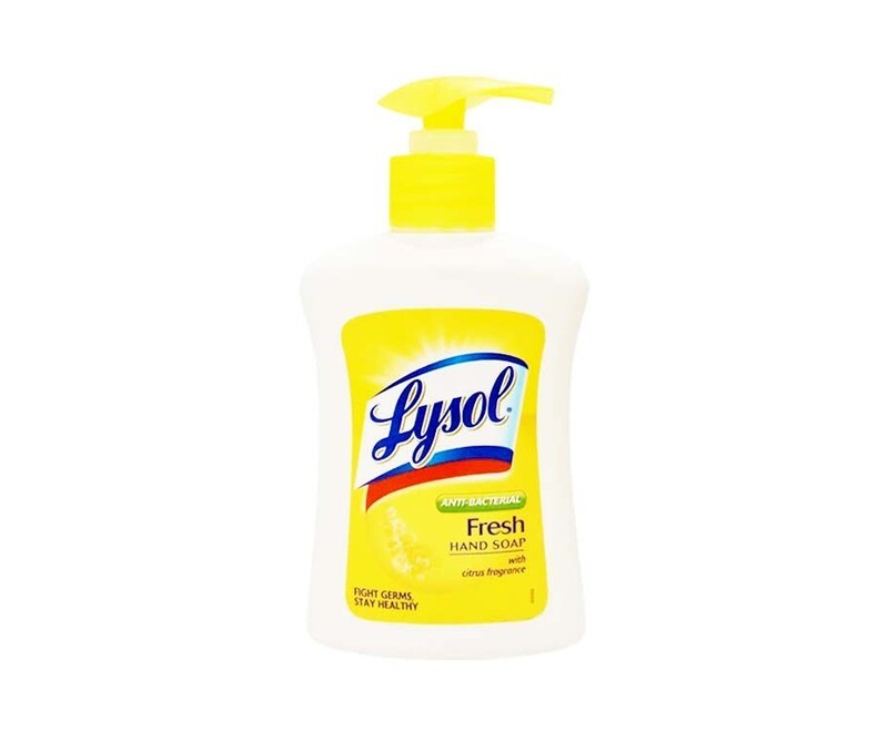 Lysol Anti-Bacterial Fresh Hand Soap with Citrus Fragrance 225mL