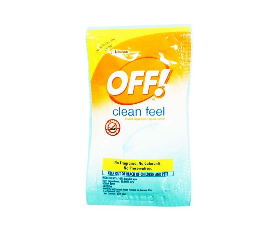 Off! Clean Feel Insect Repellent Liquid Lotion (6 Packs x 6g)