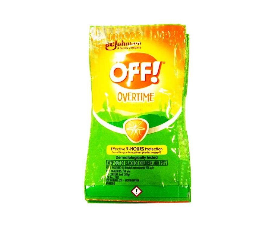 Off! Overtime Insect Repellent Lotion (6 Packs x 5.8g)