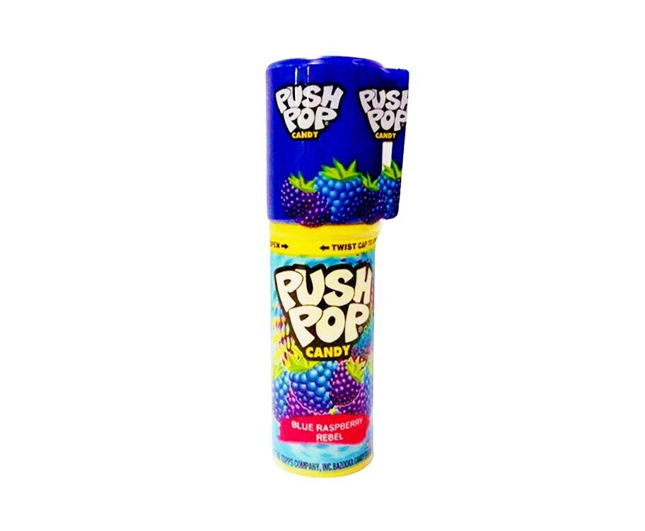 Delfi Push Pop Candy Blue Raspberry Rebel 14g
