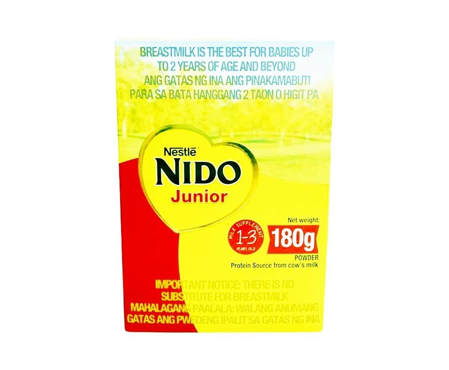 Nestlé Nido Junior Powdered Milk Supplement 1-3 Years Old 180g