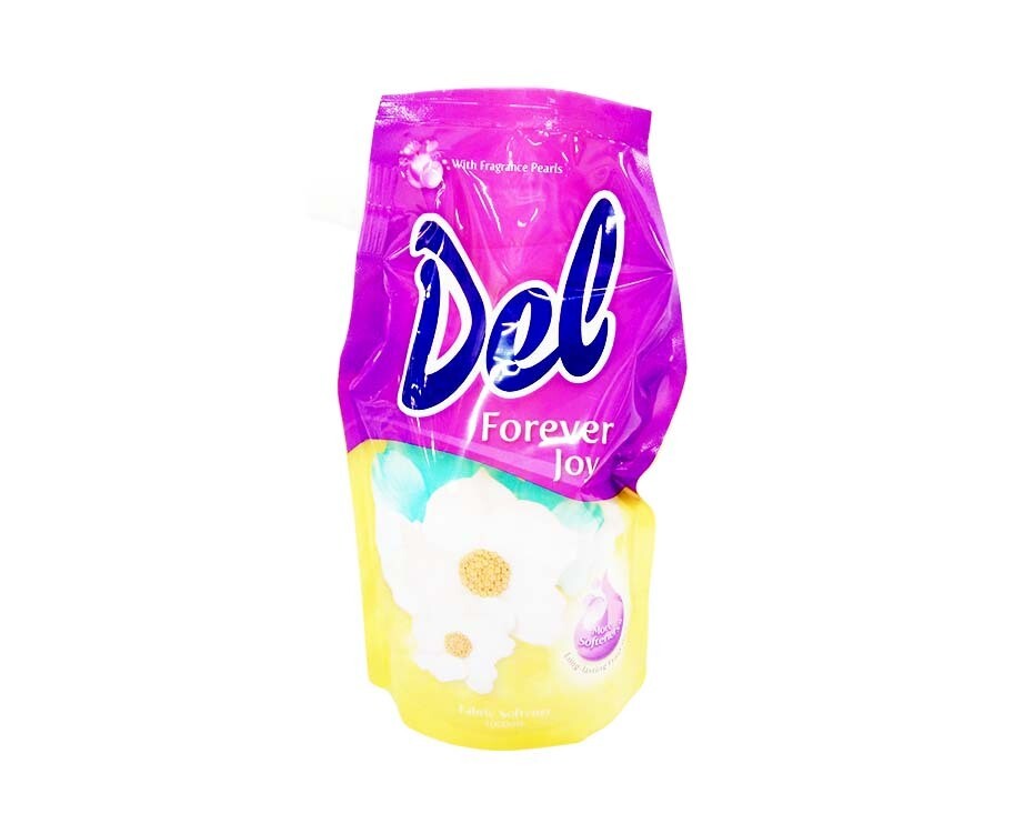Del Forever Joy with Fragrance Pearls Fabric Softener Refill 1L