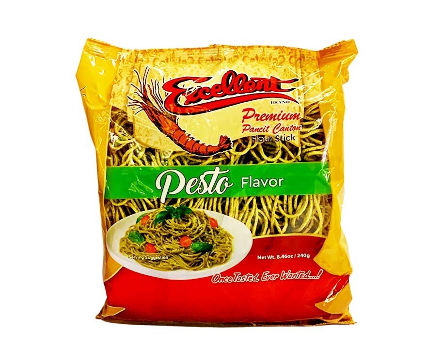 Excellent Premium Pancit Canton Flour Stick Pesto Flavor 240g