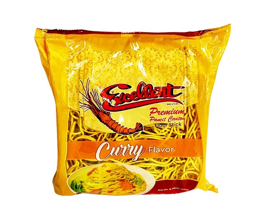 Excellent Premium Pancit Canton Flour Stick Curry Flavor 240g