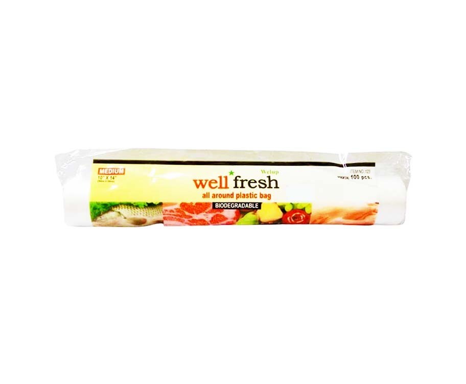 Welup Well Fresh All Around Plastic Bag Biodegradable Medium 10" x 14 ...