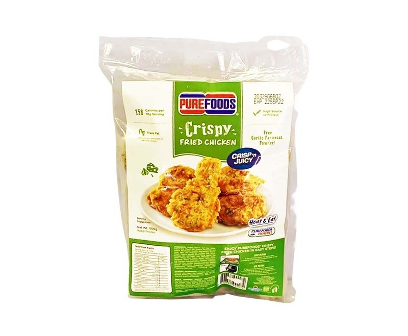 Purefoods Crispy Fried Chicken Crisp 'n Juicy + Free Garlic Parmesan ...