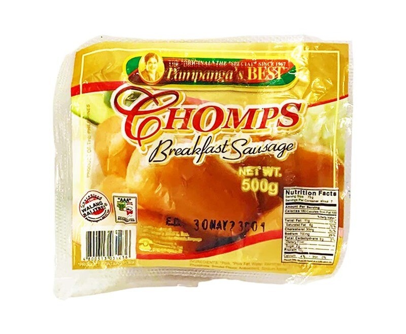 Pampanga’s Best Chomps Breakfast Sausage 500g
