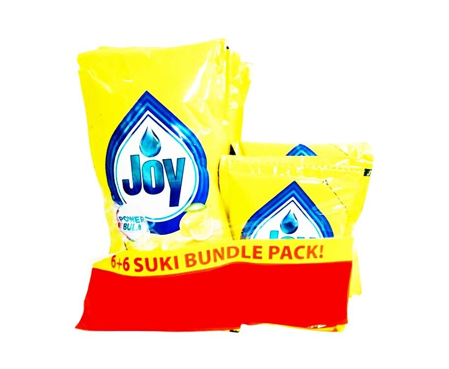 Joy Power Bula Lemon Dishwashing Liquid (6 Packs x 40mL) + Joy Power ...