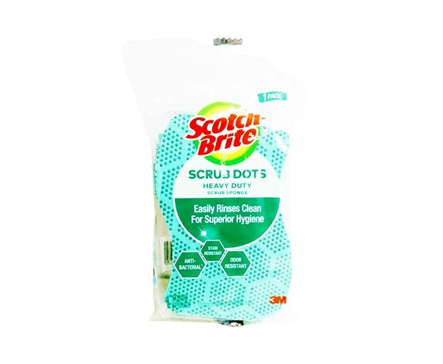 Scotch-Brite Scrub Dots Heavy Duty Scrub Sponges 1 Pack