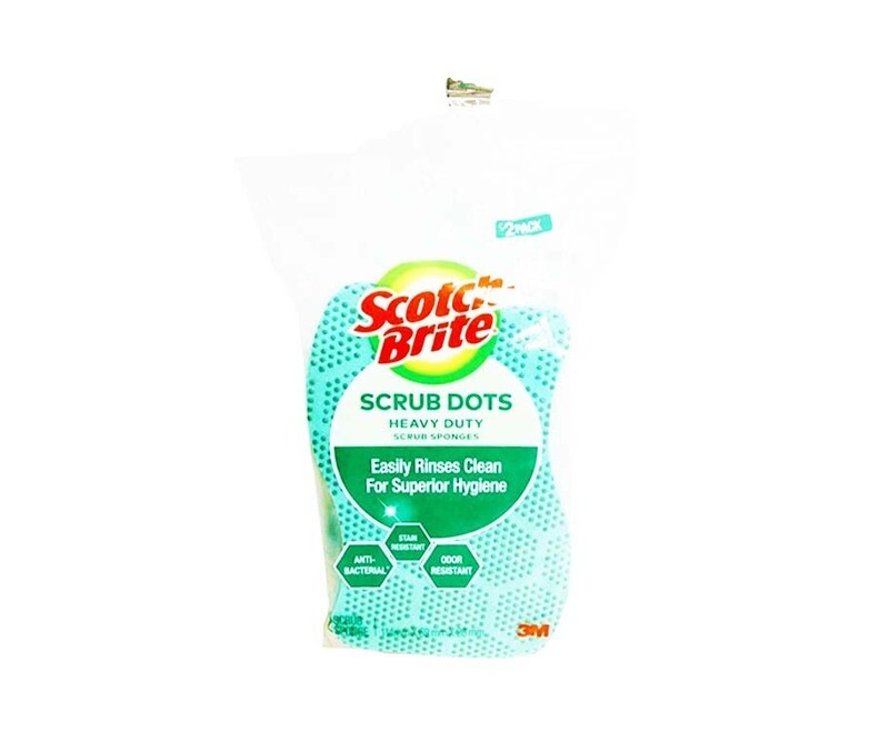Scotch-Brite Scrub Dots Heavy Duty Scrub Sponges 2 Pack