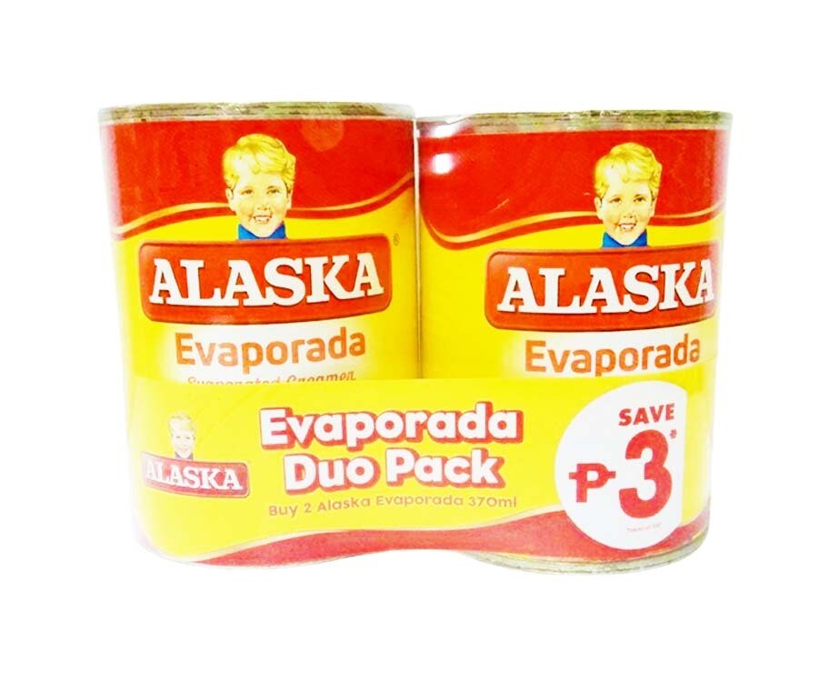 Alaska Evaporada Evaporated Creamer (2 Packs x 370mL)