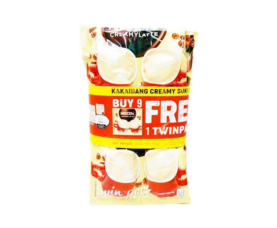 Nescafé Creamy Latte Complete Coffee Mix Twin Pack (10 Packs x 55g)