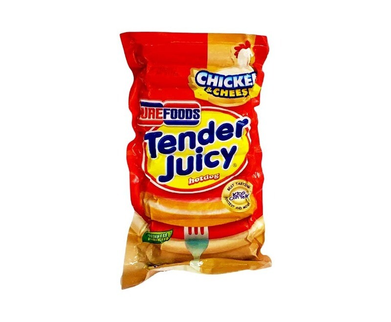 Purefoods Tender Juicy Hotdog Chicken & Cheese 500g