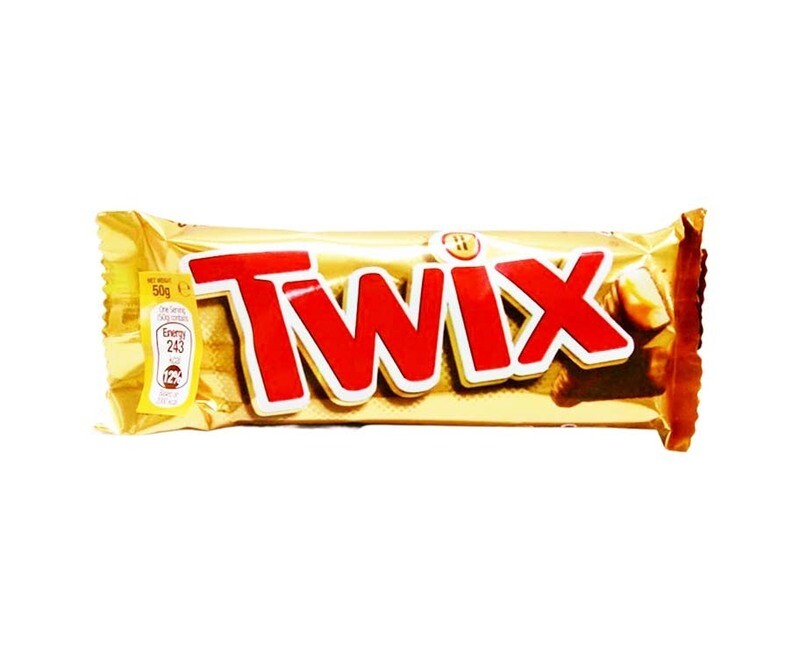 Twix Caramel and Crunchy Biscuits 50g