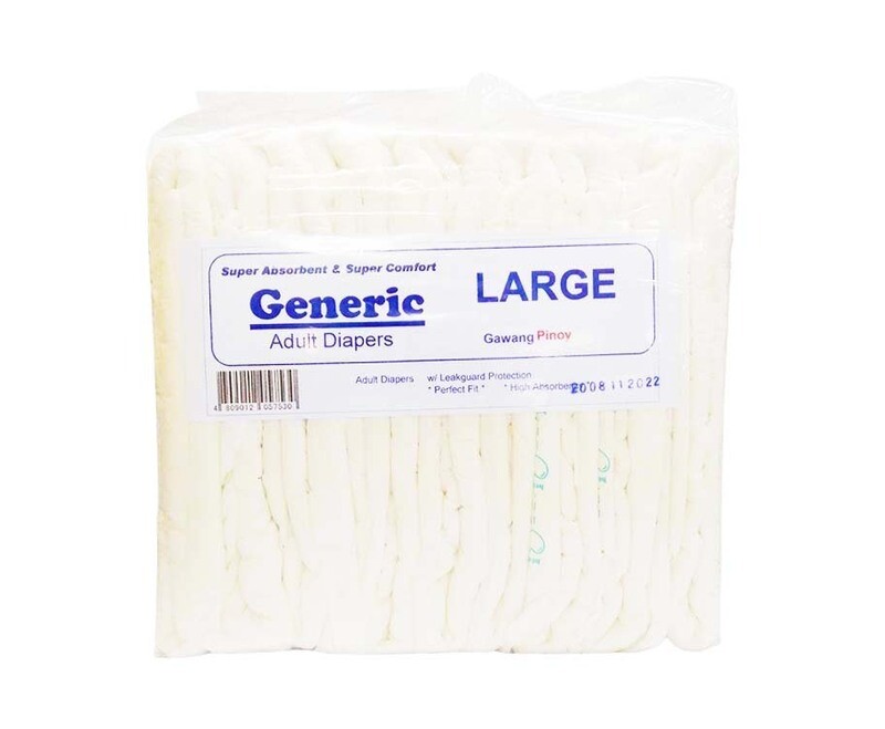 Generic Adult Diapers Pull Up Pants Large 10 Pieces