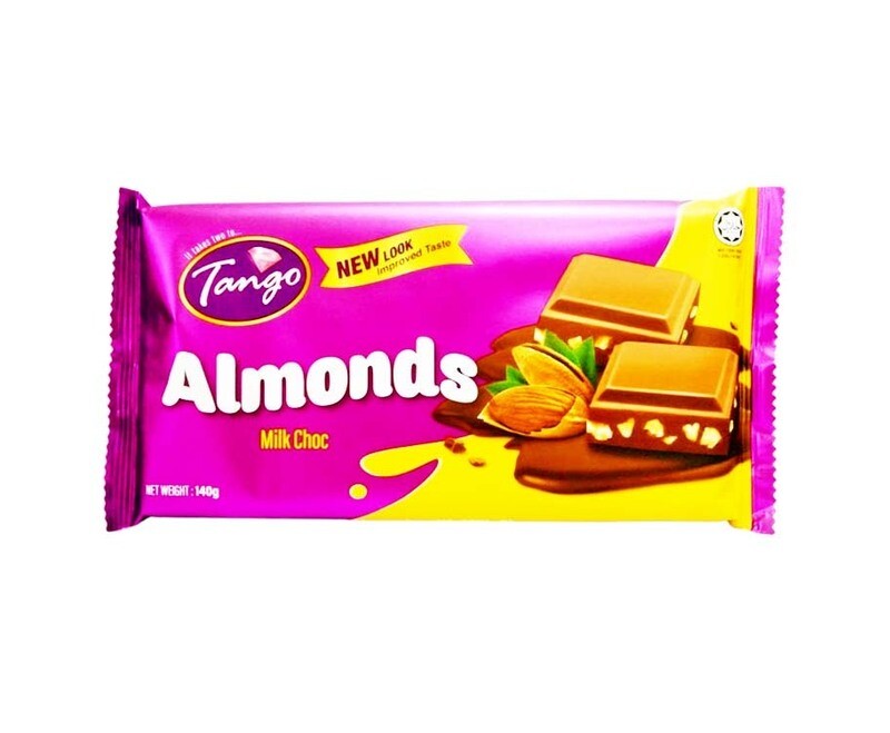 Tango Milk Choc Almonds 140g