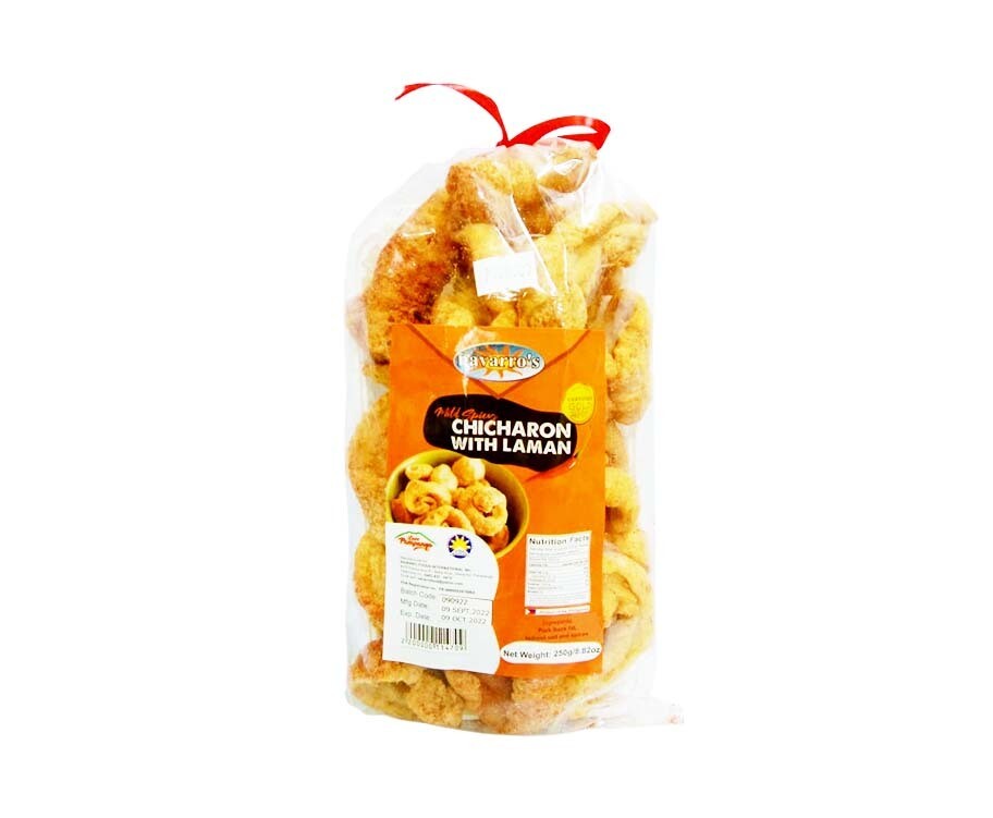Navarro's Mild Spicy Chicharon with Laman 250g