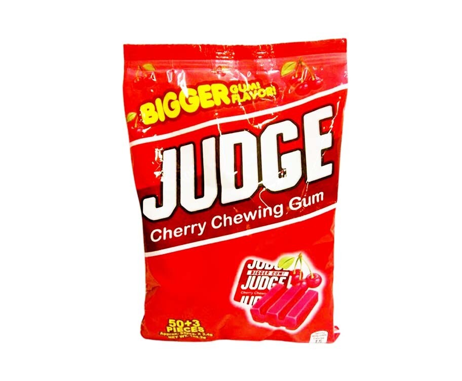 Judge Cherry Chewing Gum 55 Pieces 192.5g