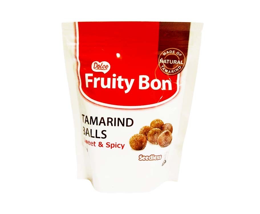 Dolce Fruity Bon Tamarind Balls Sweet & Spicy Seedless 90g