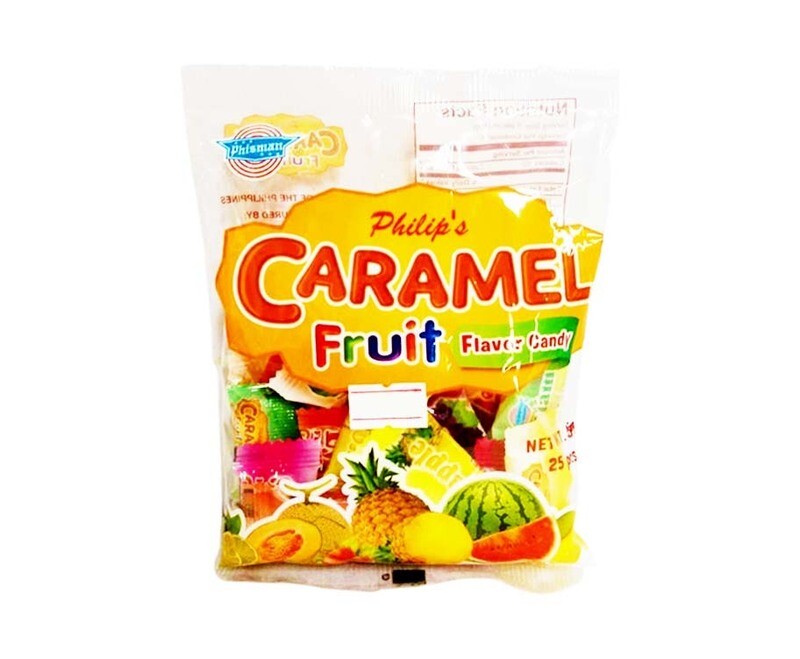 Philip's Caramel Fruit Flavor Candy 25 Pieces 75g