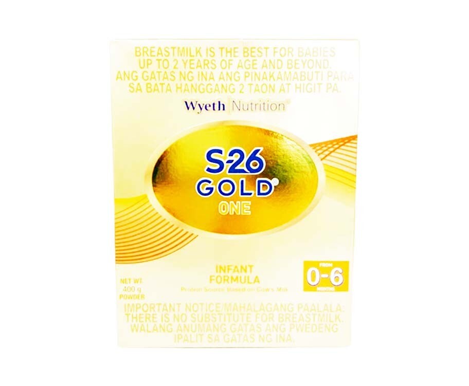 Wyeth Nutrition S-26 Gold One Infant Formula From 0-6 Months 400g