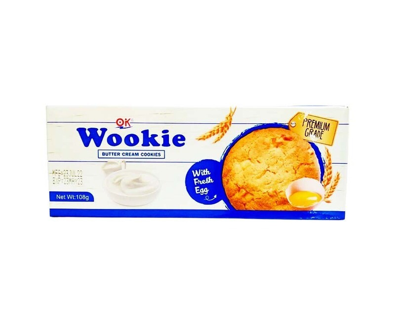 O.K. Wookie Butter Cream Cookies with Fresh Egg 108g