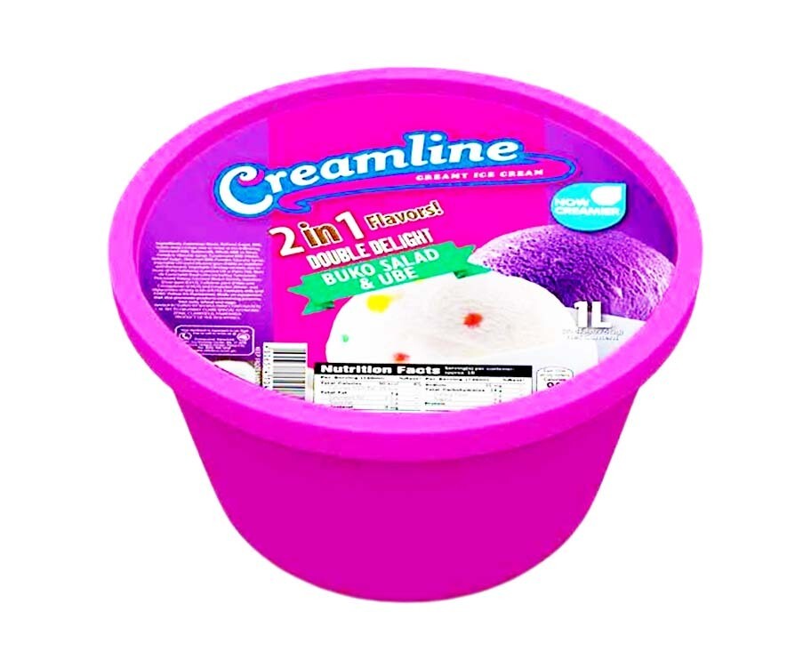 Creamline Creamy Ice Cream 2-in-1 Flavors Double Delight Buco Salad ...