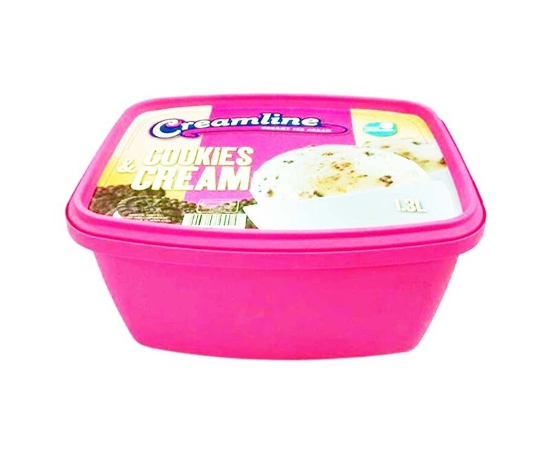 Creamline Creamy Ice Cream Cookies & Cream 1.3L