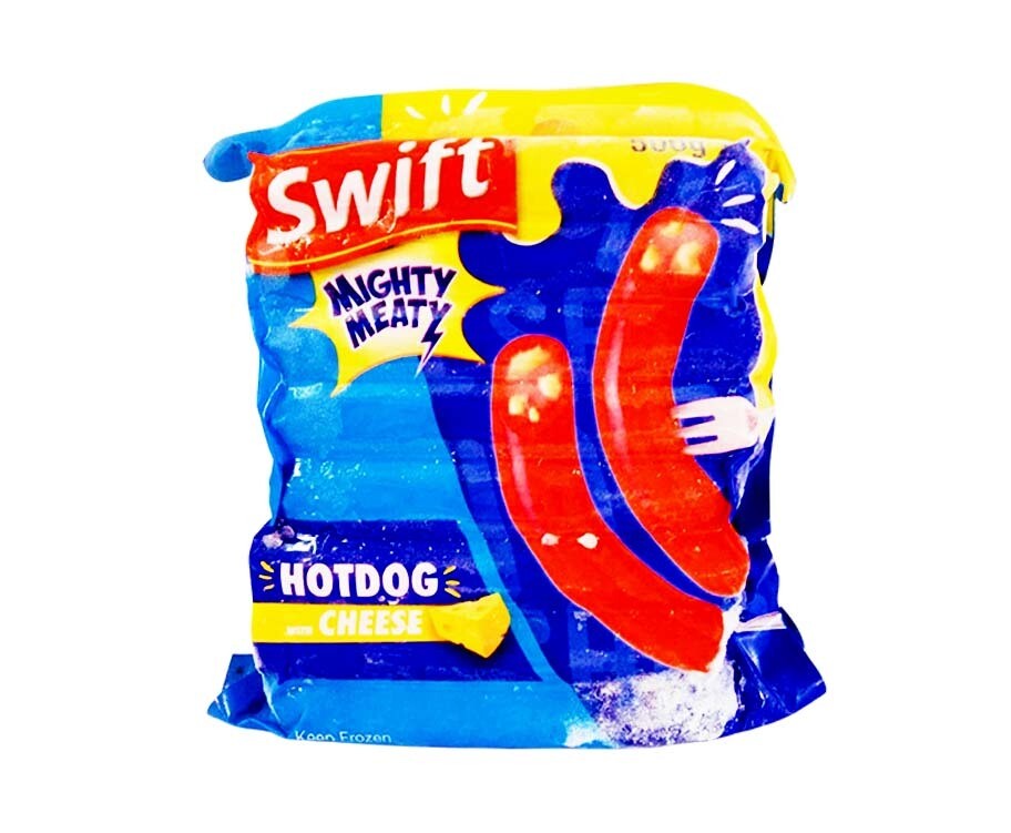 Swift Mighty Meaty Hotdog with Cheese 500g
