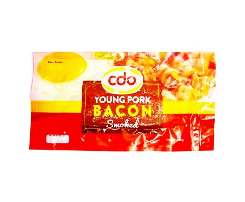 CDO Young Pork Bacon Smoked 200g
