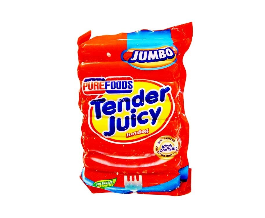 Purefoods Tender Juicy Hotdog Jumbo 500g