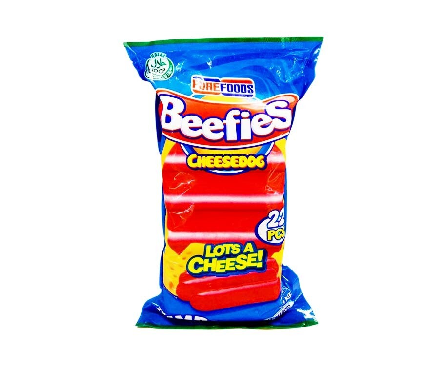Purefoods Beefies Cheesedog Jumbo 22 Pieces 1kg