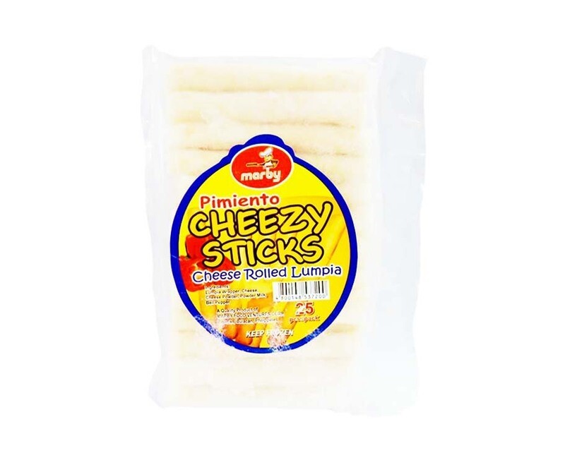 Marby Pimiento Cheesy Sticks Cheese Rolled Lumpia 25 Pieces