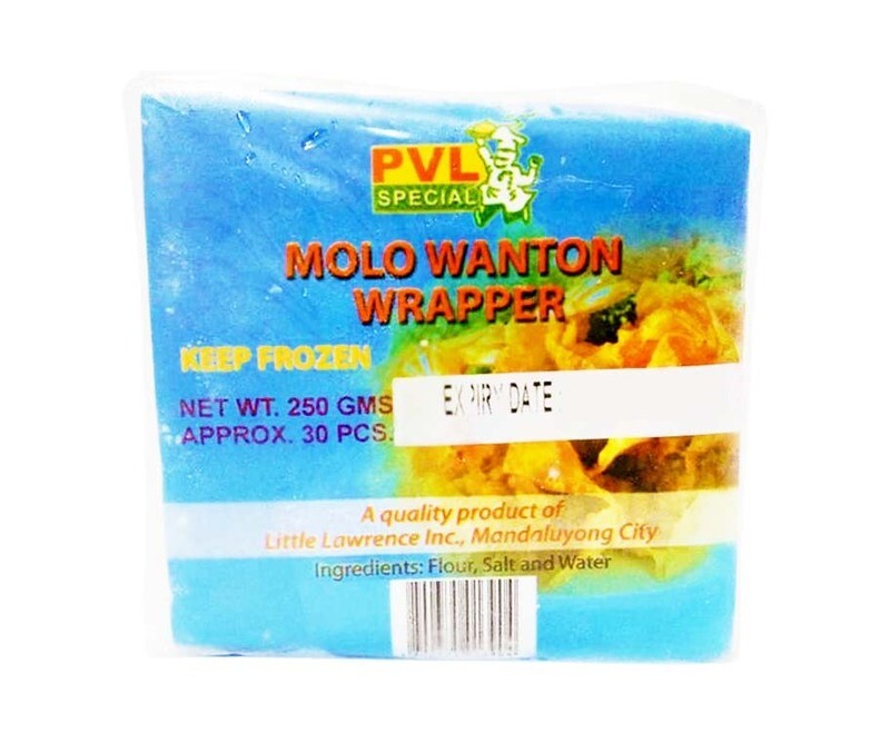 PVL Special Molo Wanton Wrapper Approx. 30 Pieces 250g